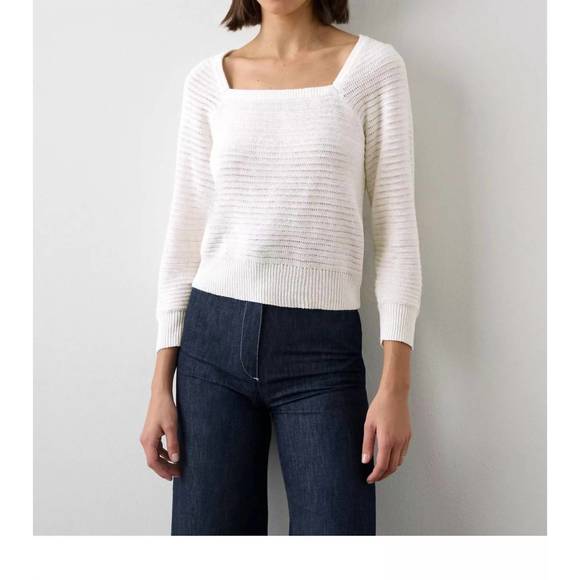 White + Warren | Tops | New White Warren Classic Linen Stitchy ...